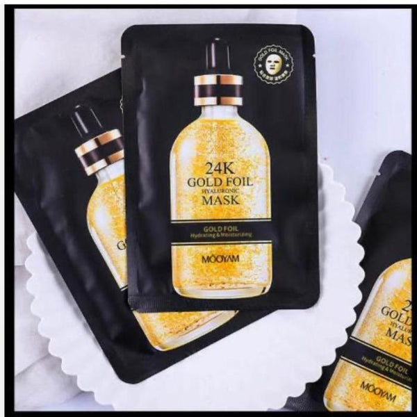 MOOYAM 24K GOLD FOIL HYALURONIC MASK – GlamHub Ventures